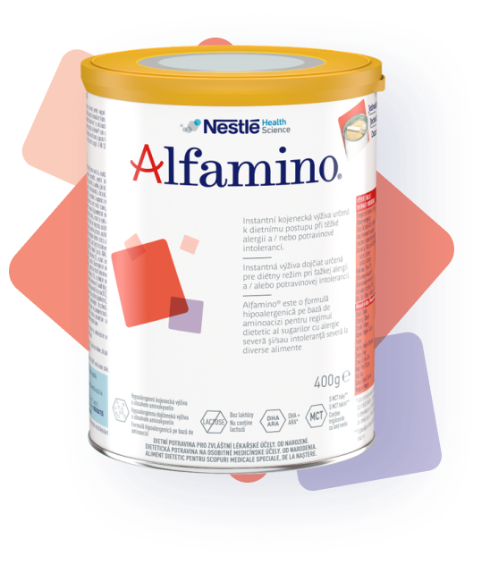 Alfamino: Hypoallergenic formula | CMPA Management